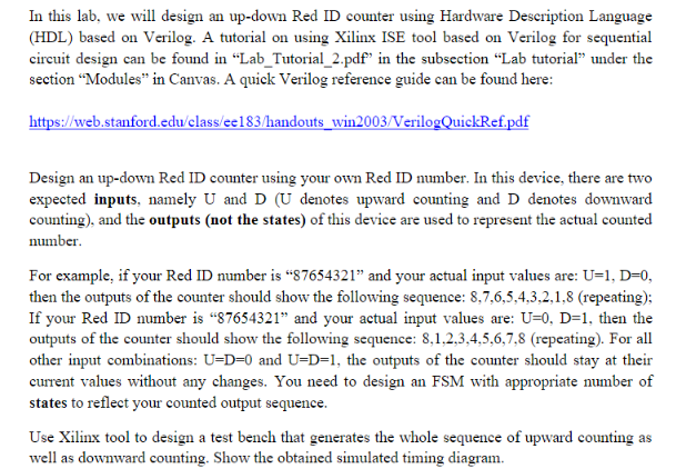 [Solved]: Need the timing diagrams with the state and next