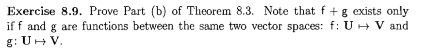 Solved Exercise 8.9. Prove Part (b) of Theorem 8.3. Note | Chegg.com