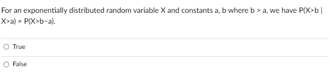 Solved For an exponentially distributed random variable X | Chegg.com