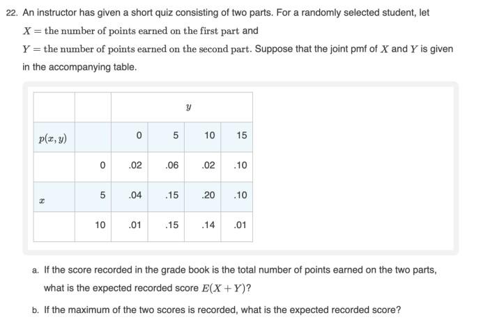 Solved 2. An instructor has given a short quiz consisting of | Chegg.com