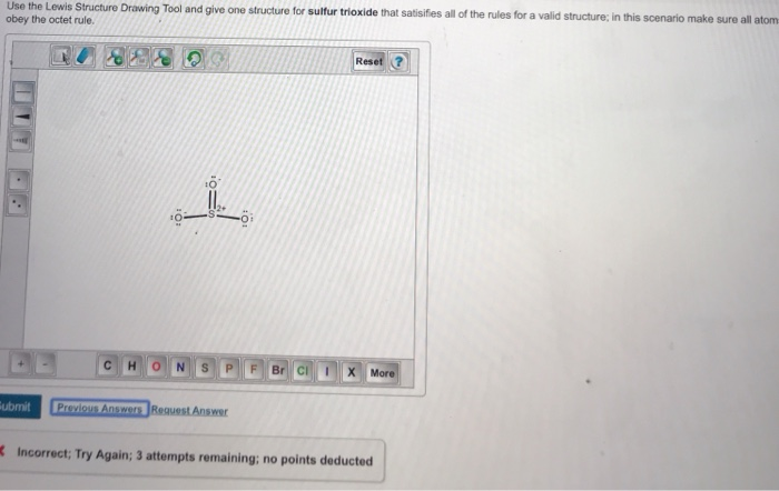 Use the Lewis Structure Drawing Tool and give one | Chegg.com