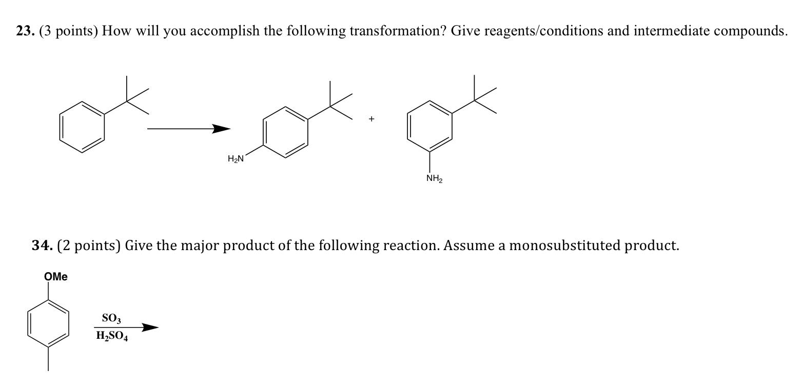 Solved 23. (3 points) How will you accomplish the following | Chegg.com