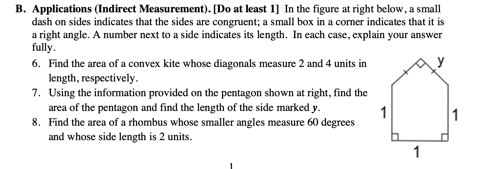 Solved 2 B. Applications (Indirect Measurement). [Do at | Chegg.com
