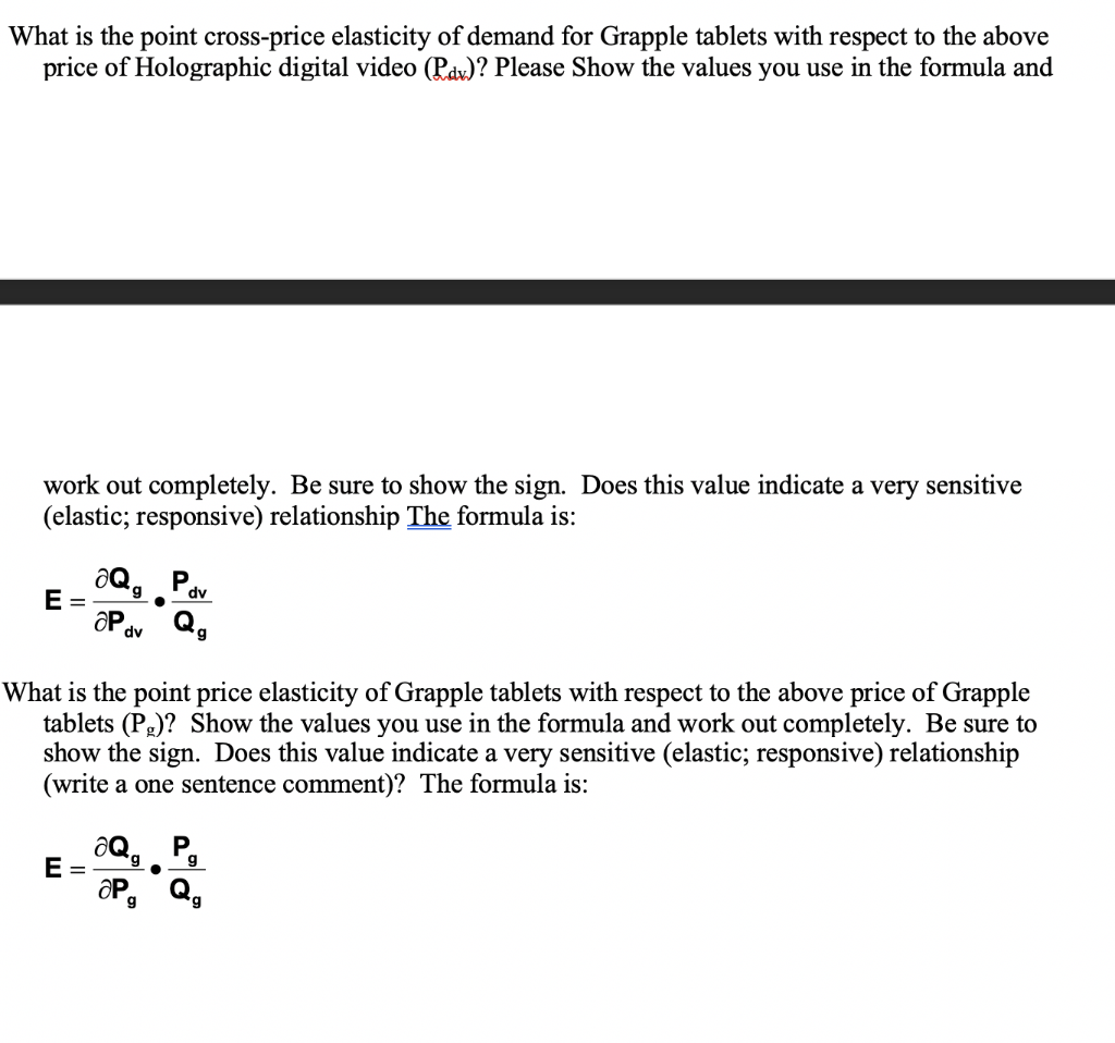 Cross Price Elasticity Of Demand Formula