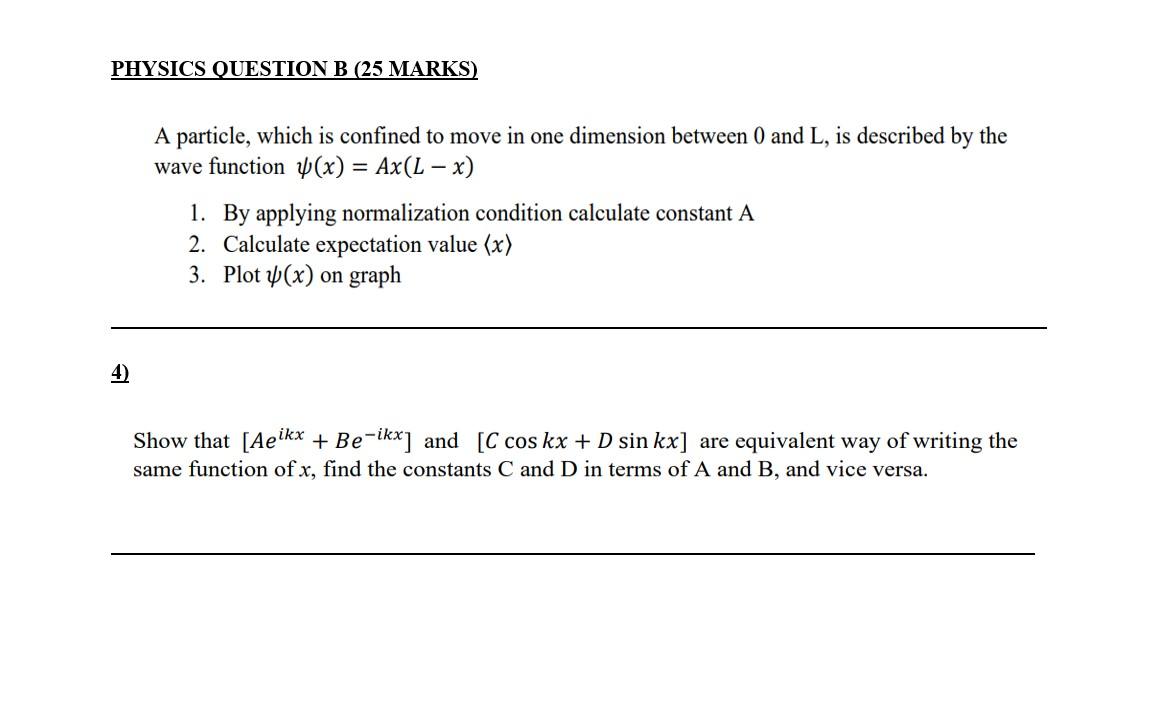Solved An Electron Is Confined In 0 5 Nm One Dimensional