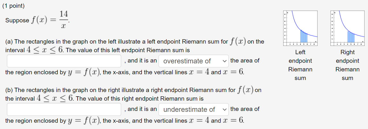 Solved (T point) Suppose f(x)=x14 (a) The rectangles in the | Chegg.com