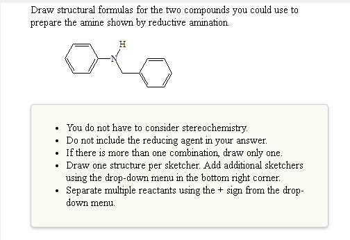 Solved Draw structural formulas for the two compounds you | Chegg.com