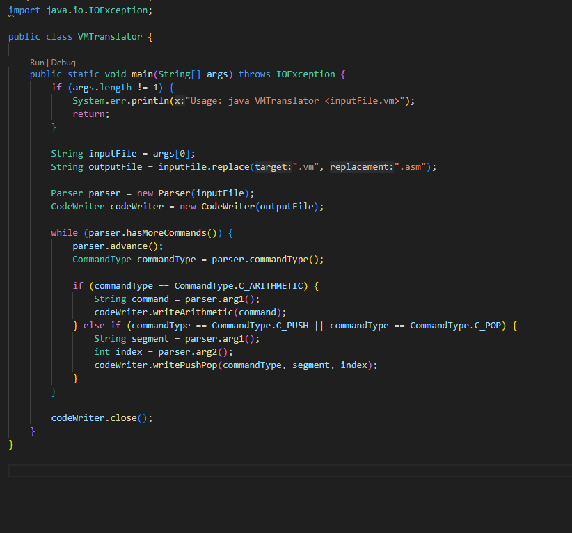 Solved in visual code, i don't understand how to get rid of | Chegg.com