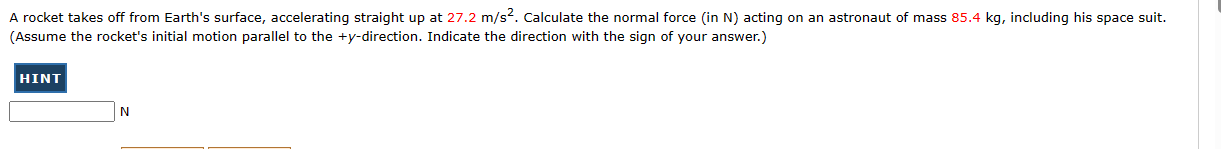 Solved rocket takes off from Earth's surface, accelerating | Chegg.com