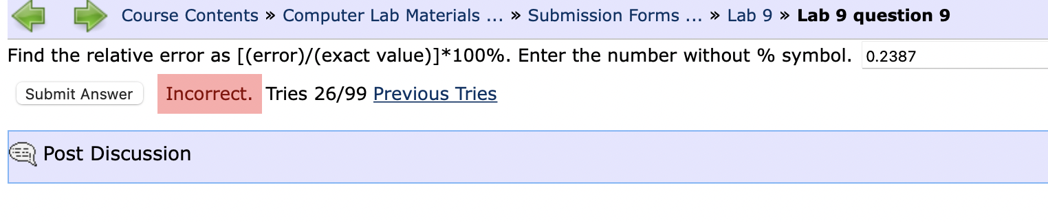 Solved Main Menu Contents Grades Syllabus Course Contents » | Chegg.com