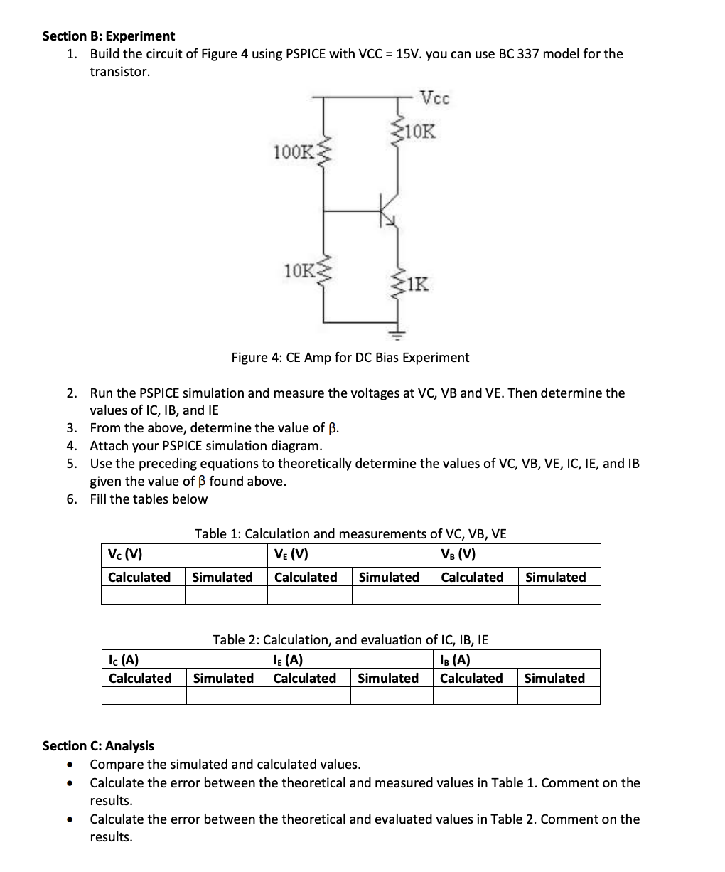 Solved Lab 4 Bipolar Junction Transistor Characteristics | Chegg.com