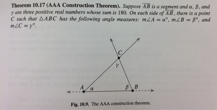 Solved Theorem 10.17 (AAA Construction Theorem). Suppose AB | Chegg.com