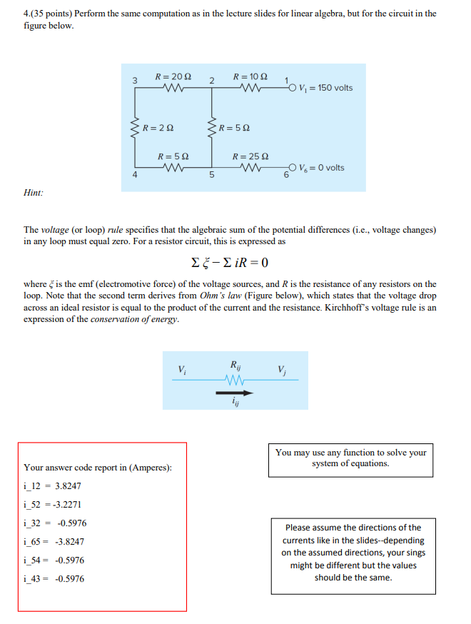 Solved i i 4.(35 points) Perform the same computation as in | Chegg.com
