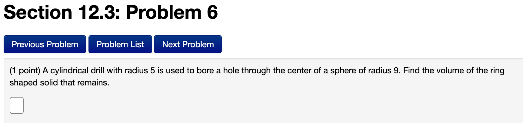 Solved Section 12.3: Problem 6 Previous Problem Problem List | Chegg.com
