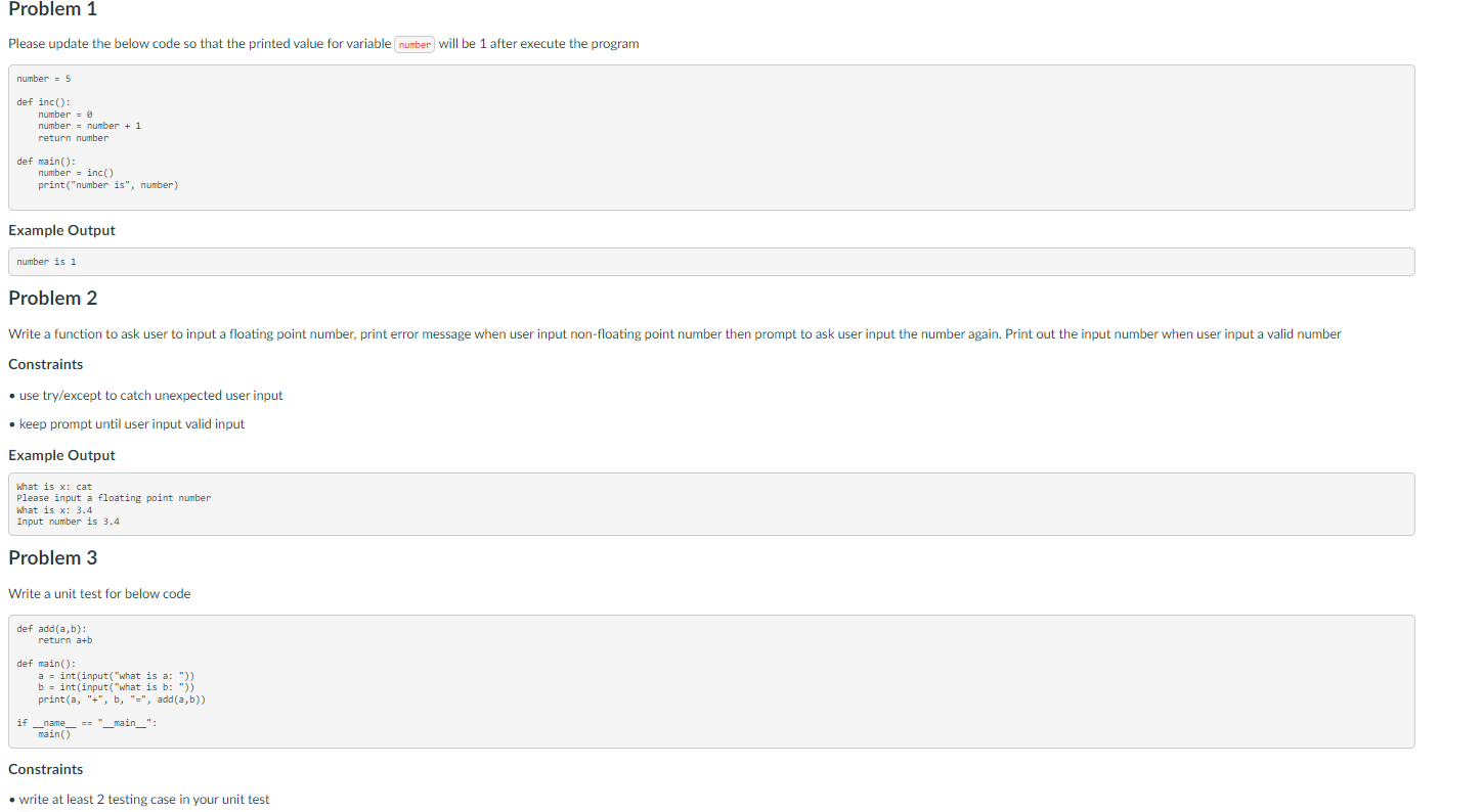 Solved Please update the below code so that the printed | Chegg.com
