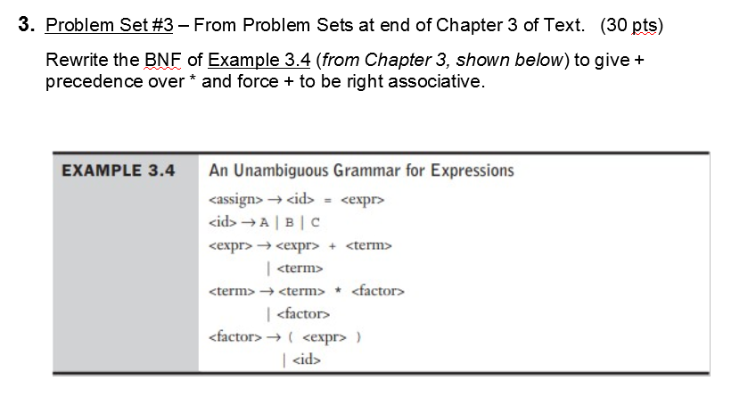 Solved Problem Set \#3 - From Problem Sets at end of Chapter | Chegg.com