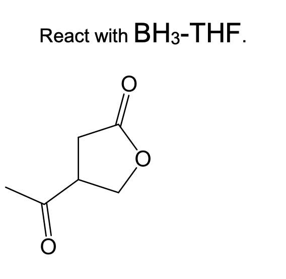 Solved React with BH3-THF. O Br 1. NaCN 2. LiAIH4 3. H2O | Chegg.com