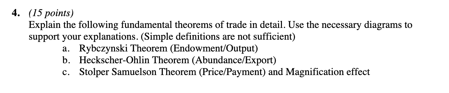 Solved (15 points) Explain the following fundamental | Chegg.com