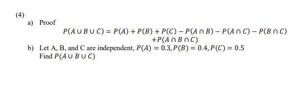 Solved 4) a) Proof | Chegg.com