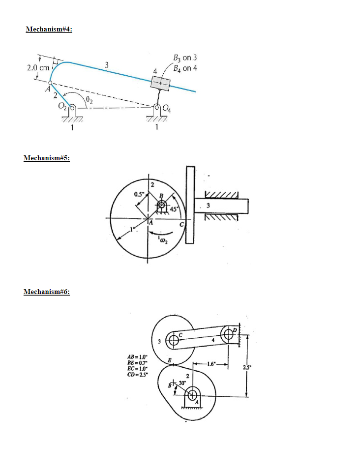Solved For the mechanism shown below, define appropriate | Chegg.com