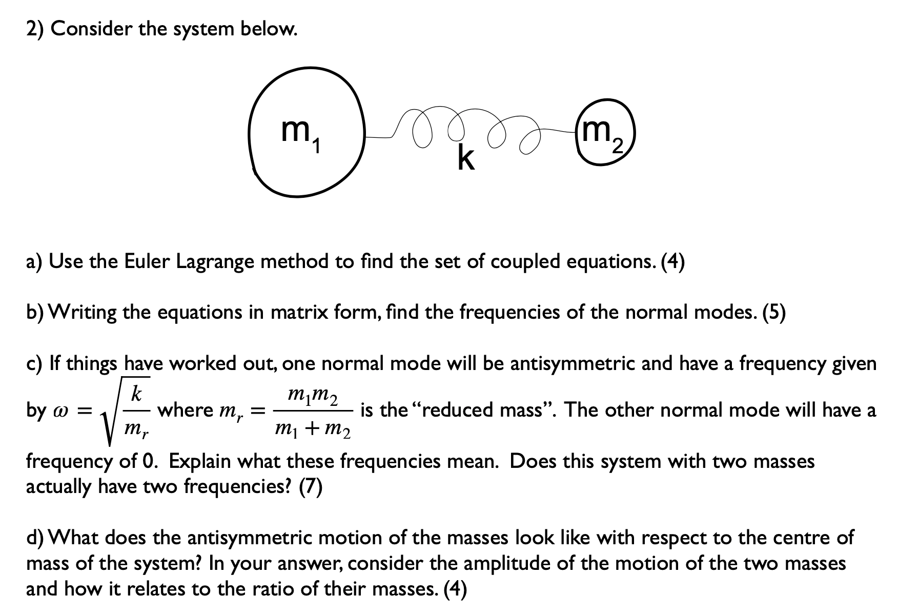 Solved 2 Consider The System Below A Use The Euler 