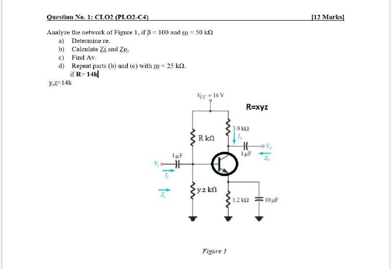 Solved [12 Marks Question No. 1: CLO2 (PLO2-C4) Analyze the | Chegg.com