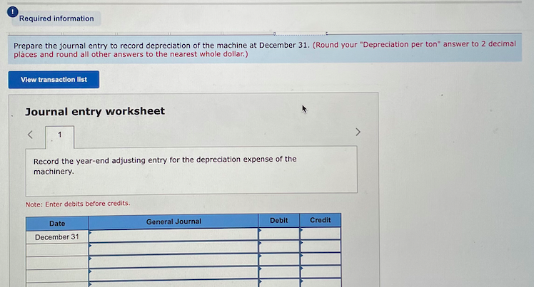 Solved Prepare the journal entry to record depreciation of | Chegg.com