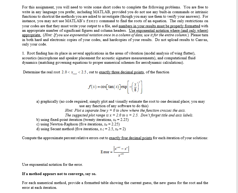 Solved For This Assignment You Will Need To Write Some