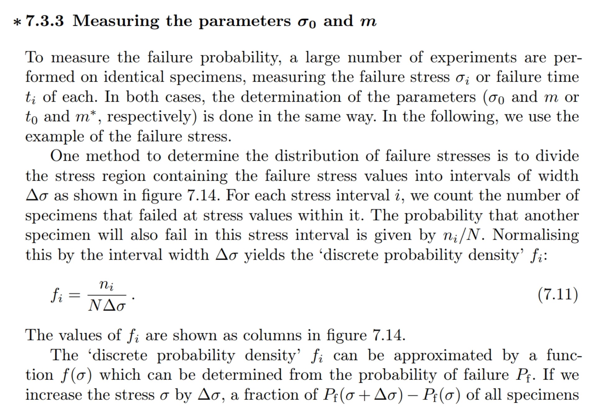 Solved Table 12.1. Measured failure stresses in a ceramicThe | Chegg.com