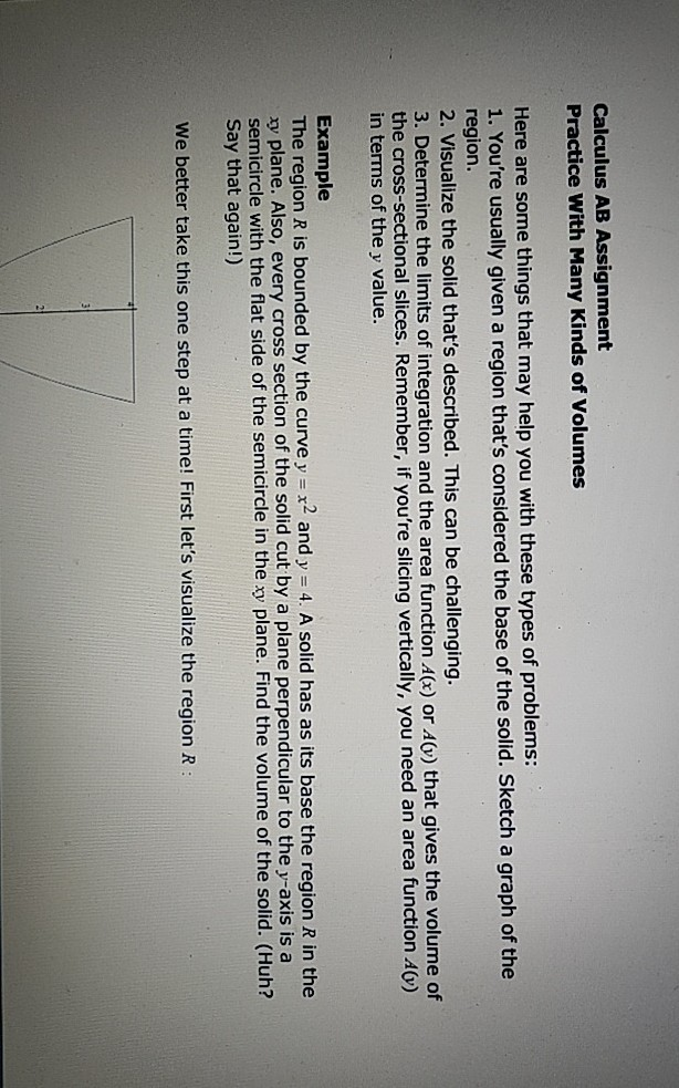 Solved Calculus AB Assignment Practice With Many Kinds of | Chegg.com