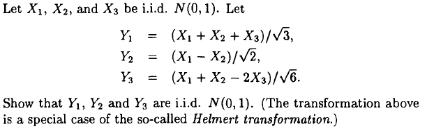 Solved Let X1,X2, and X3 be i.i.d. N(0,1). Let | Chegg.com