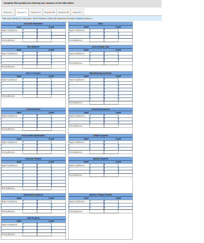 Solved Prepare a schedule of cost of goods sold.Journal | Chegg.com