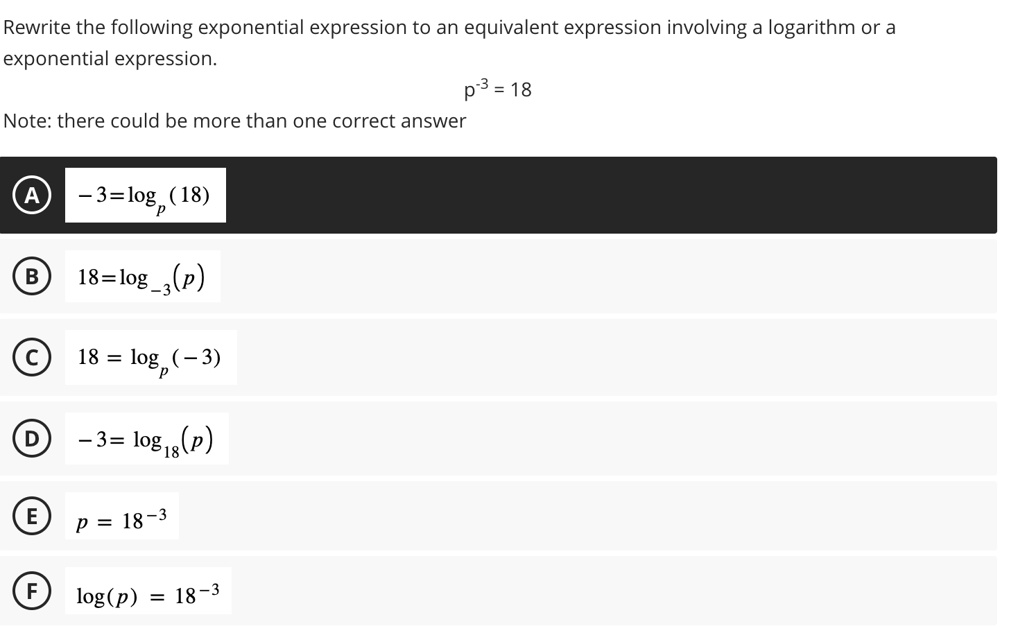Solved Rewrite the following exponential expression to an | Chegg.com Solved Rewrite the following exponential expression to an | Chegg.com
