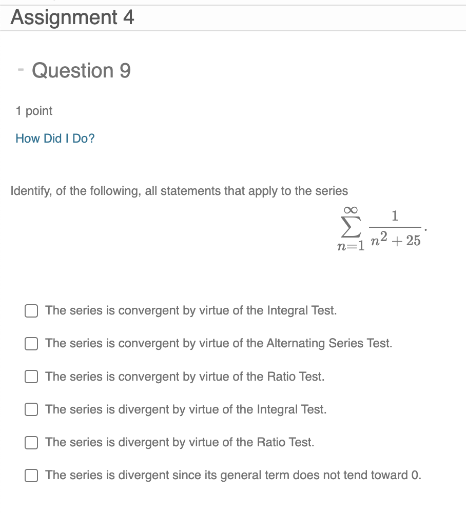 MetaAssignment 4Question 91 ﻿pointHow Did I | Chegg.com