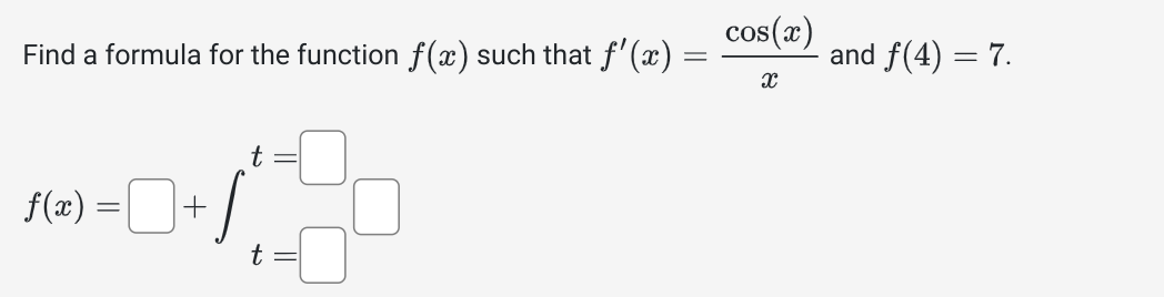 Solved Find a formula for the function f(x) such that | Chegg.com