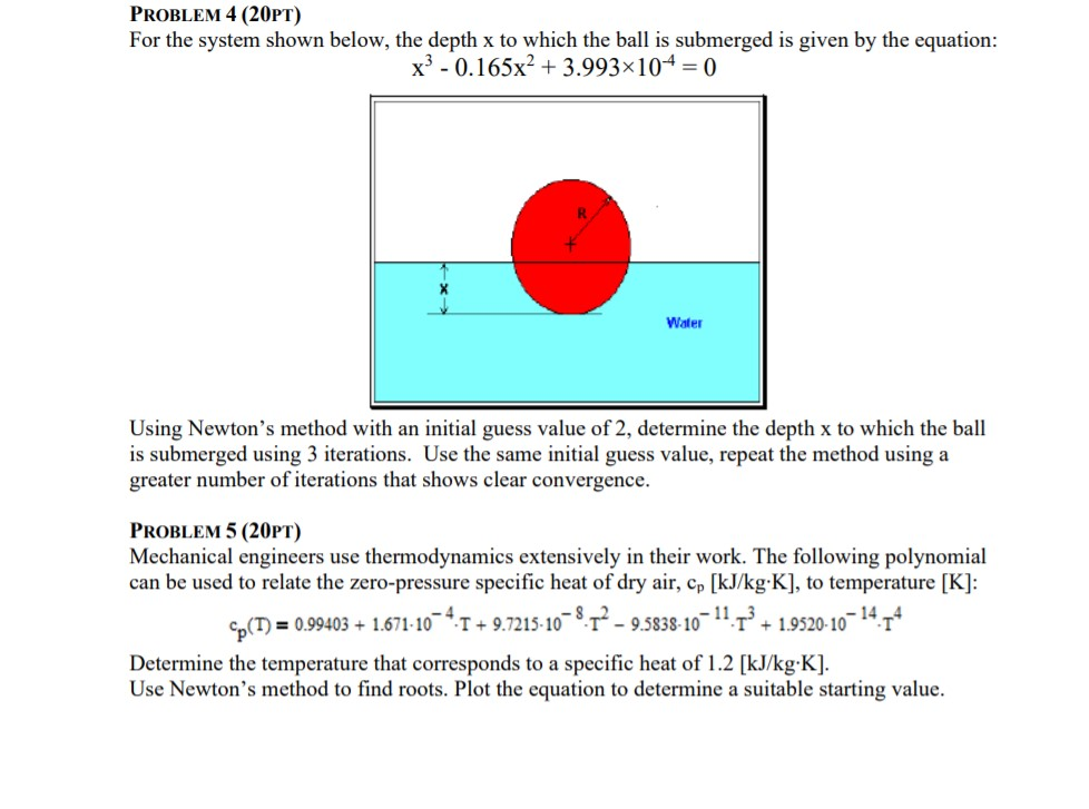 Solved Problem 4 20pt For The System Shown Below The 