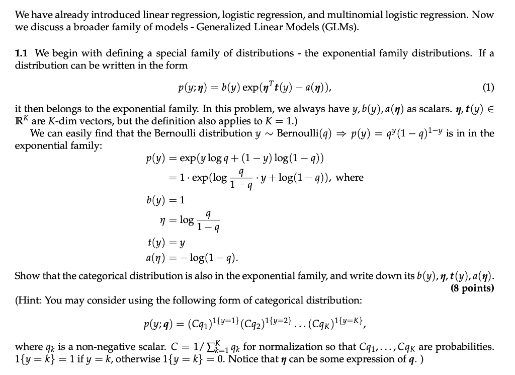 Solved We have already introduced linear regression, | Chegg.com