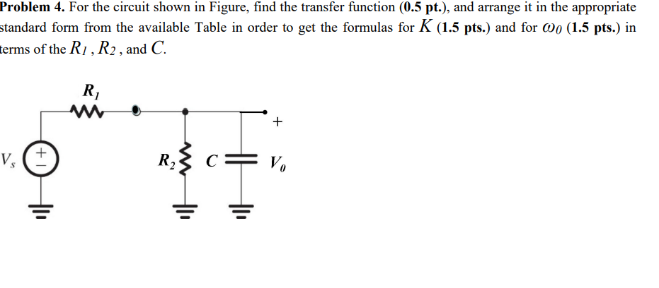 Solved Problem 4. For the circuit shown in Figure, find the | Chegg.com