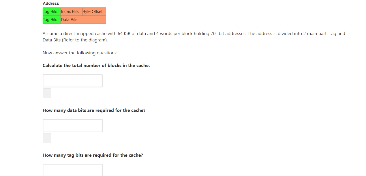 1. Suppose a cache has 256 blocks and each block | Chegg.com
