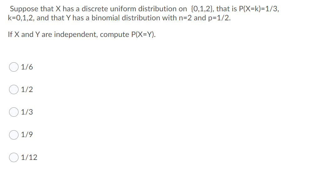 Solved Suppose that X has a discrete uniform distribution on | Chegg.com