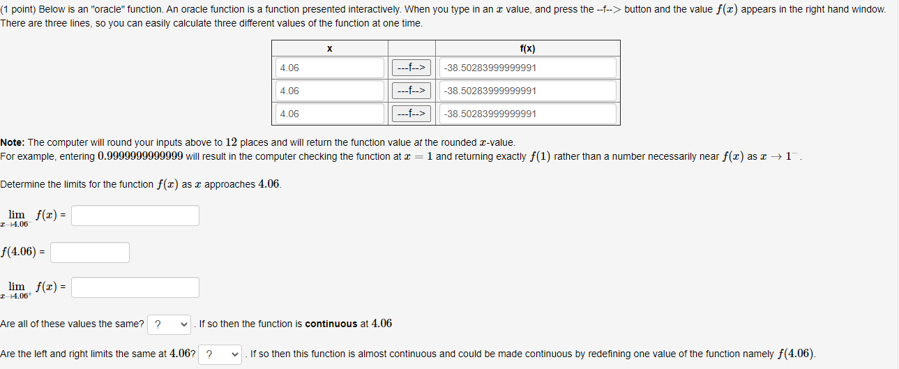 Solved 1 Point Below Is An Oracle Function An Oracle