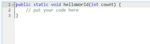 Solved \begin{tabular}{l|l} 1 \\ 2 & public static void | Chegg.com