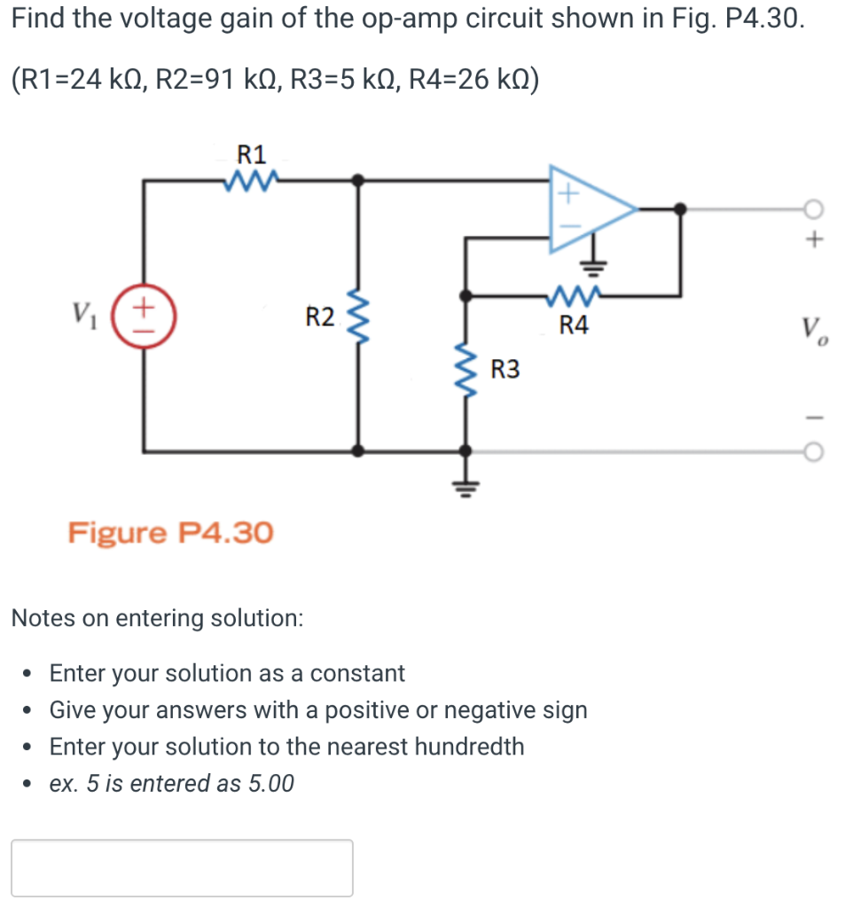 Solved Find Vo in the network in Fig. P4.29. (R1=2 kN, R2=4 | Chegg.com