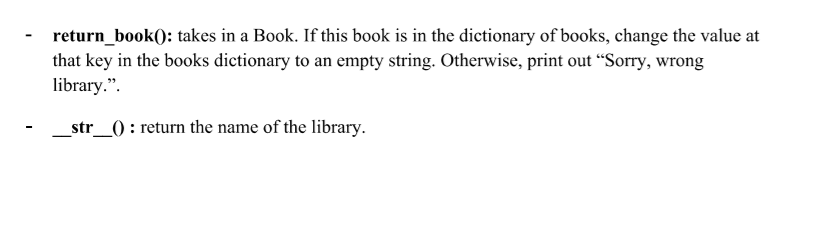 Solved Part A: [20 pts) Write a class named Book that | Chegg.com