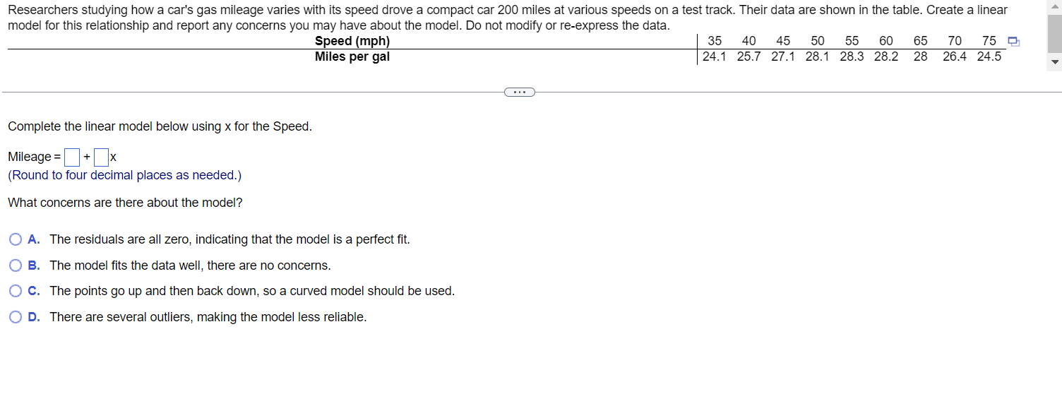 Solved Planet Data TableComplete the linear model below | Chegg.com