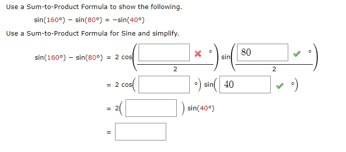 Solved Use a Sum-to-Product Formula to show the | Chegg.com