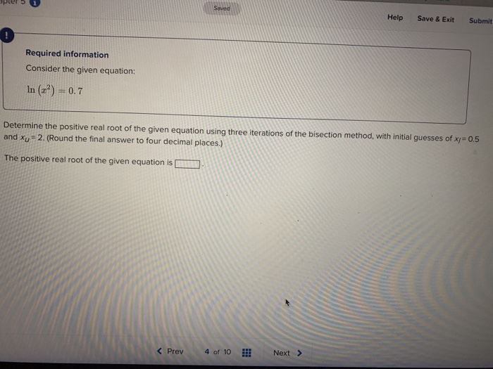 Solved Chapter 5 Saved Help Save & Exit Su Required | Chegg.com