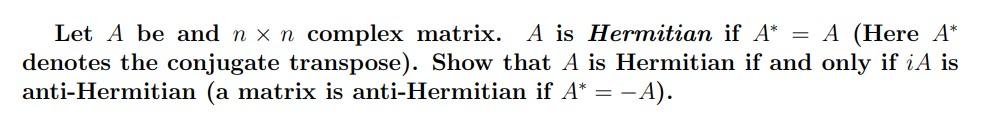 Solved [Theory of Linear Algebra] If possible, please avoid | Chegg.com