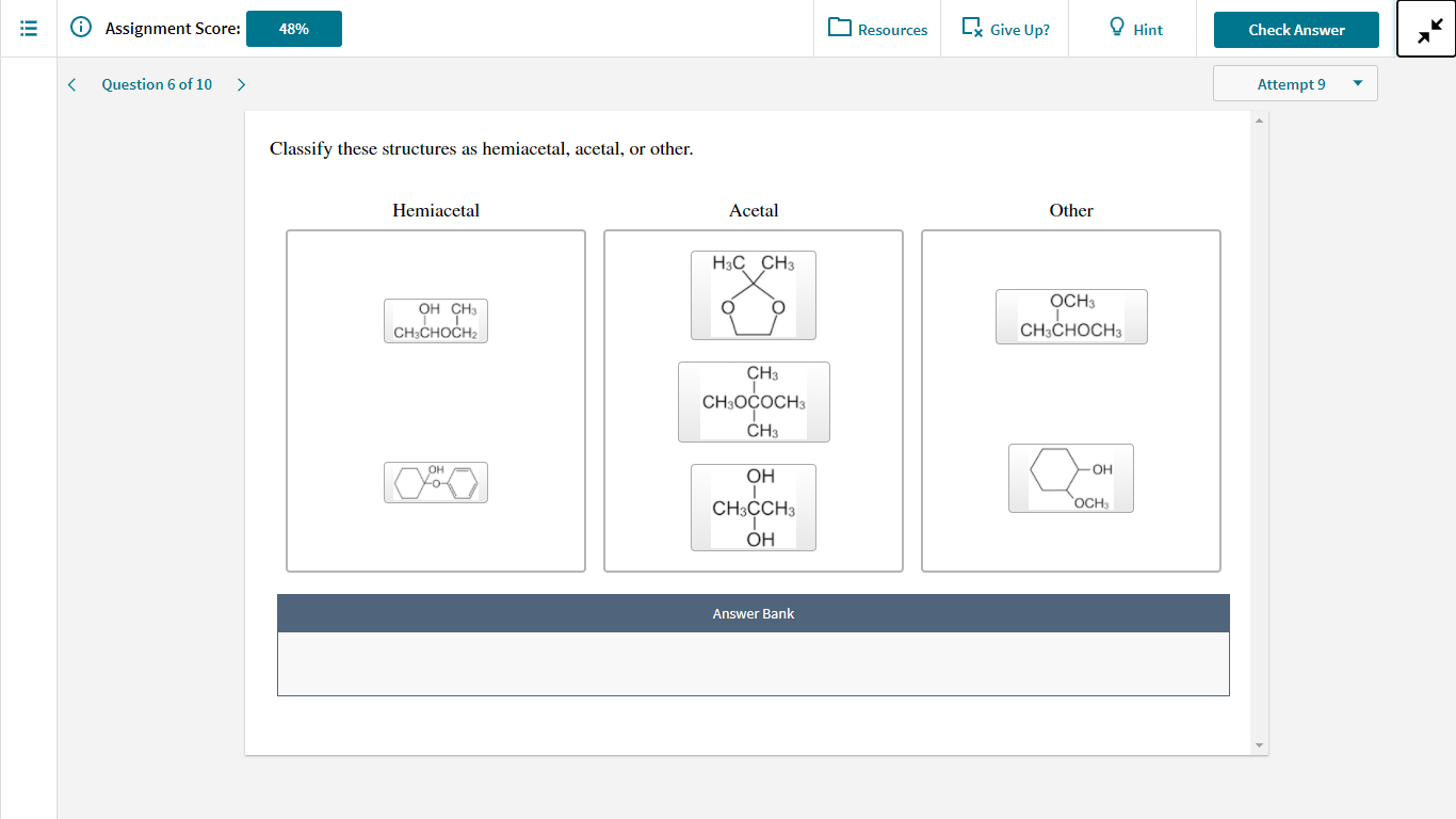Solved iii Assignment Score: 48% Resources Give Up? Hint | Chegg.com