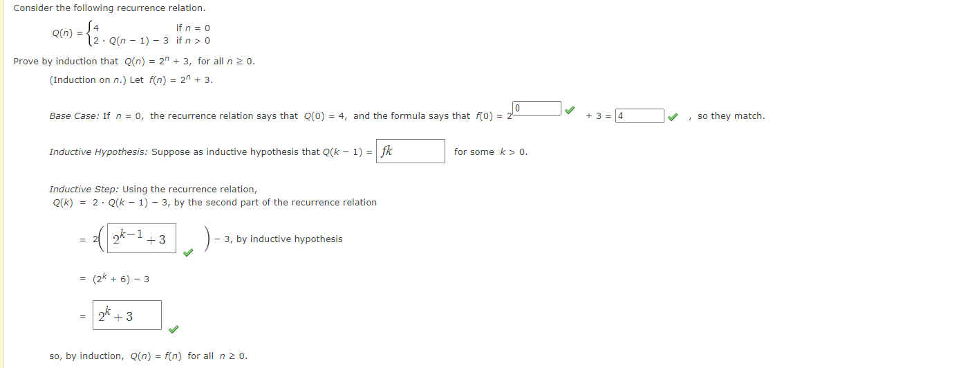 Solved QUESTION Inductive Hypothesis: Suppose as | Chegg.com